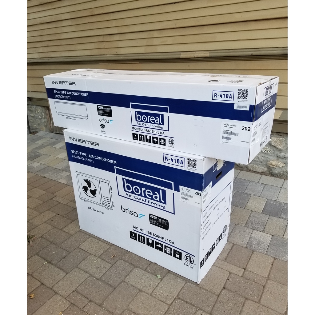 Boreal Brisa Mini Split Inverter Heat Pump Air Conditioner AC Heater BY ...