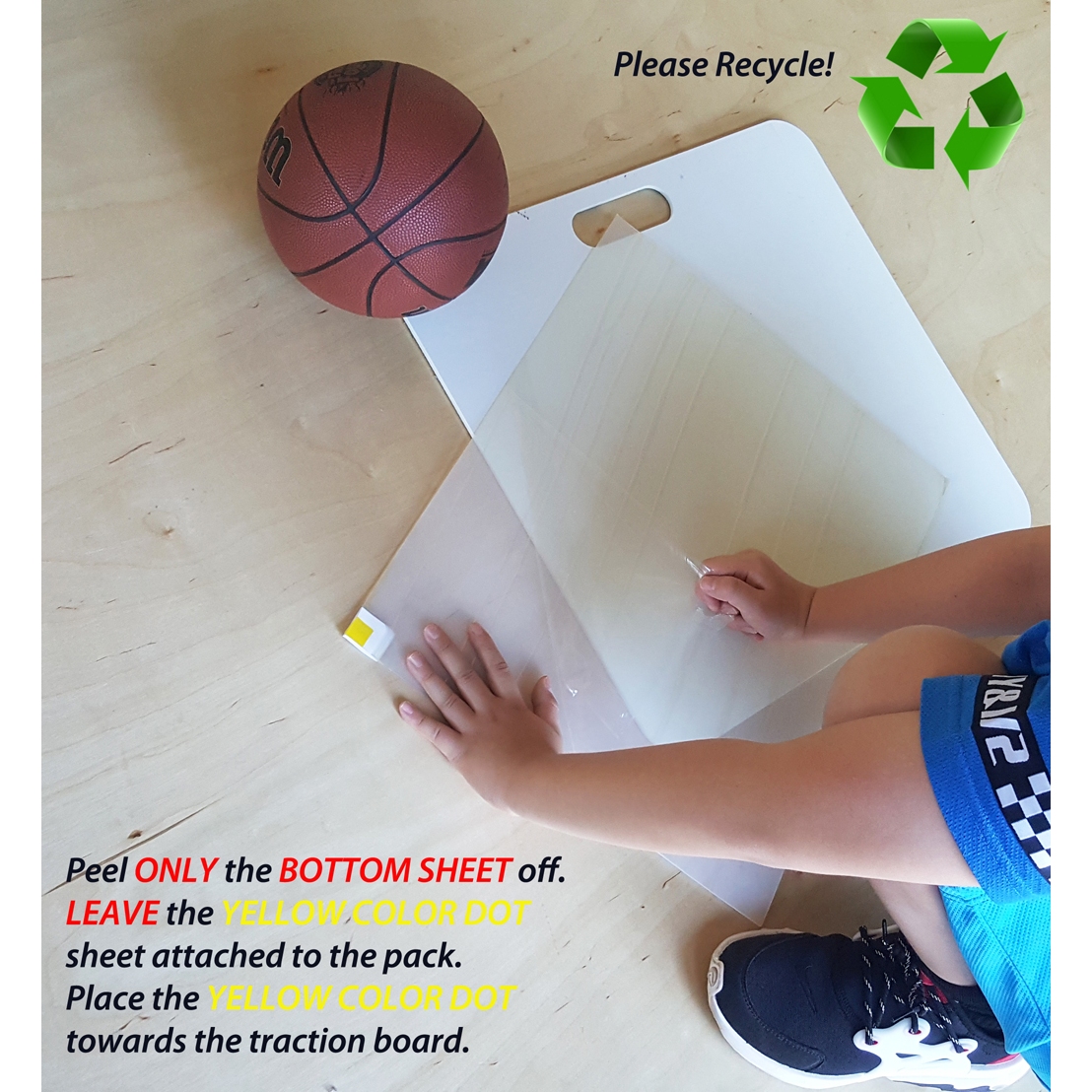 ClearDIY Small Basketball Sticky Mat Replacement 30 Sheets Plus Gift 30 ...
