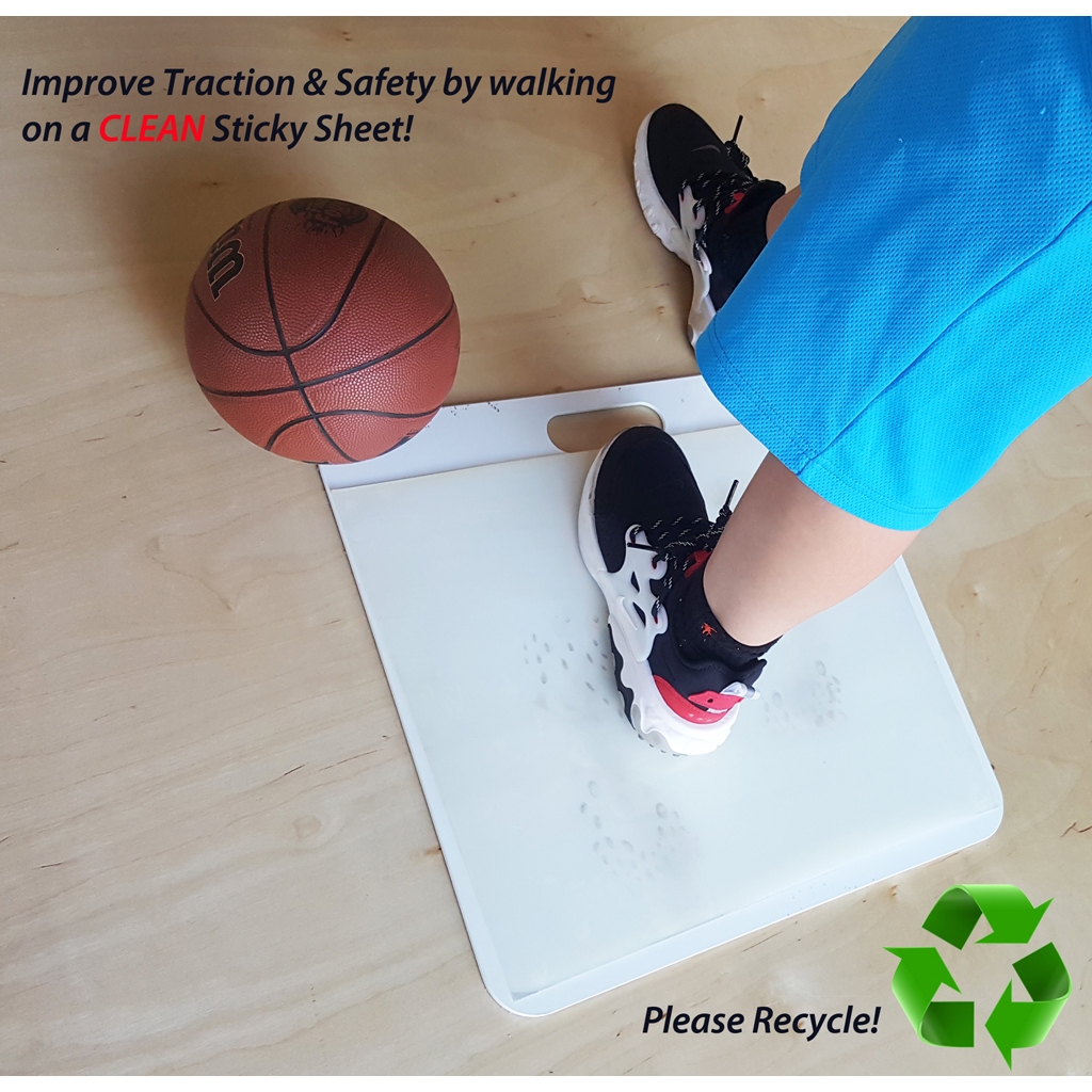 ClearDIY Small Basketball Sticky Mat Replacement 30 Sheets Plus Gift 30 ...