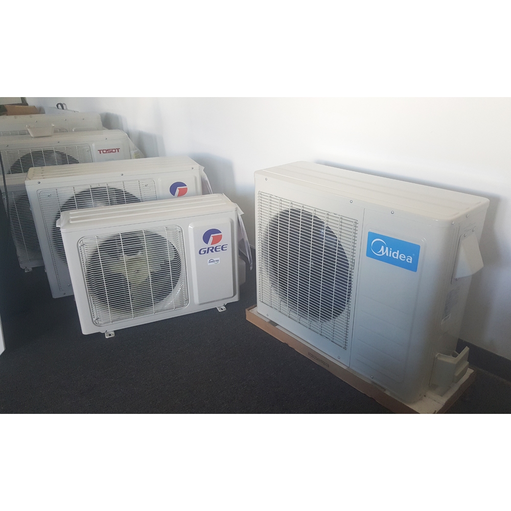 Midea Premier Hyper Series Ceiling Mount Ceiling Cassette Mini-Split ...