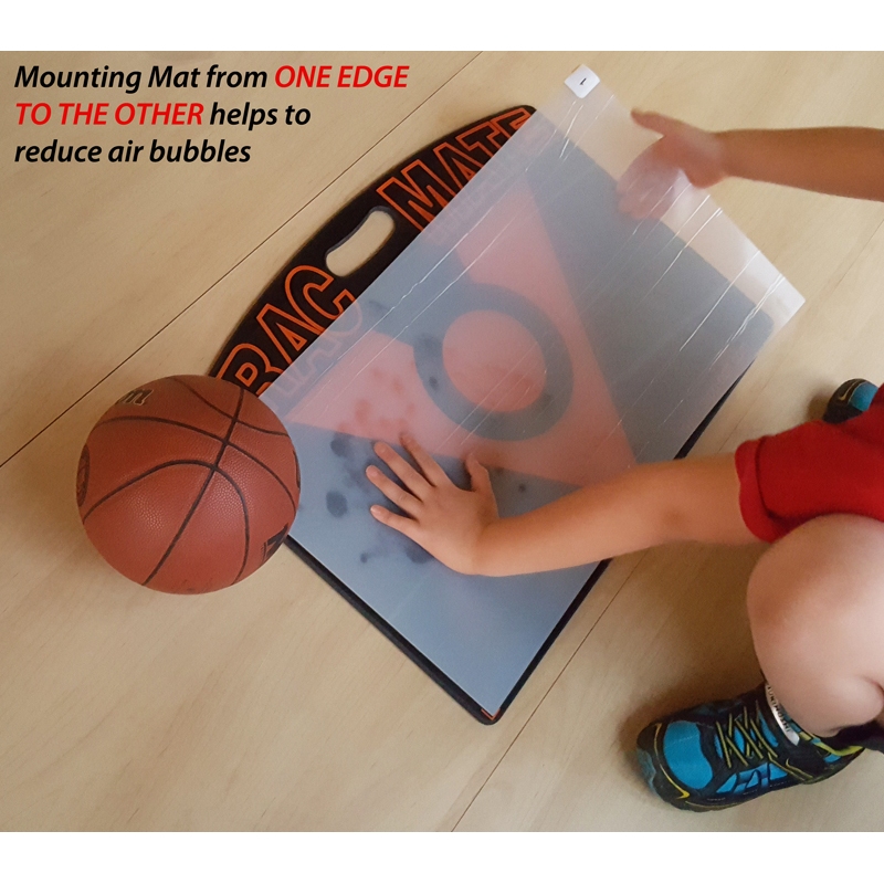 Slipp-Nott Basketball Sticky Mat WIDER MEDIUM TRACMATE 50 Sticky Sheets ...